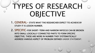 Research objective | PPTX
