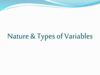 Objective and Characteristics of Scientific Research, Nature and types ...