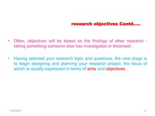 RESEARCH OBJECTIVE.pptx