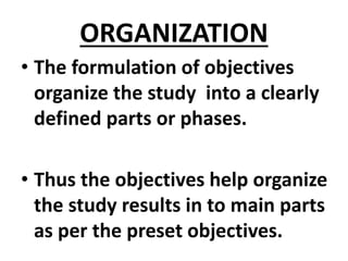 RESEARCH OBJECTIVES | PPTX