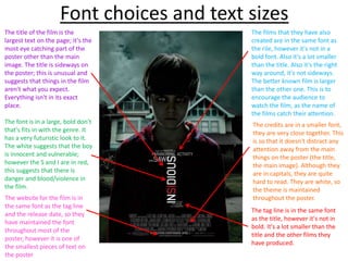 Research of film posters | PPT