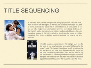Research of title sequence | PPTX