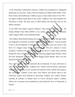 Building the image of CADBURY: A case study By VISHAL | PDF