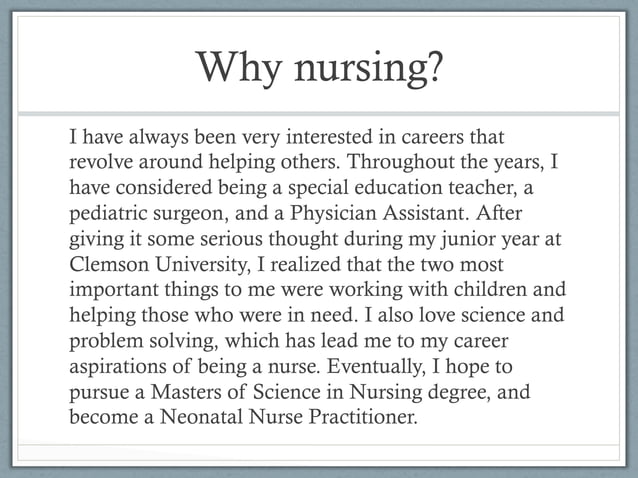 Career in Nursing Powerpoint | PDF | Parenting Babies and Toddlers | Parenting