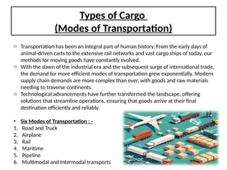 "Unlocking Global Trade: The Cargo Industry" | PPTX