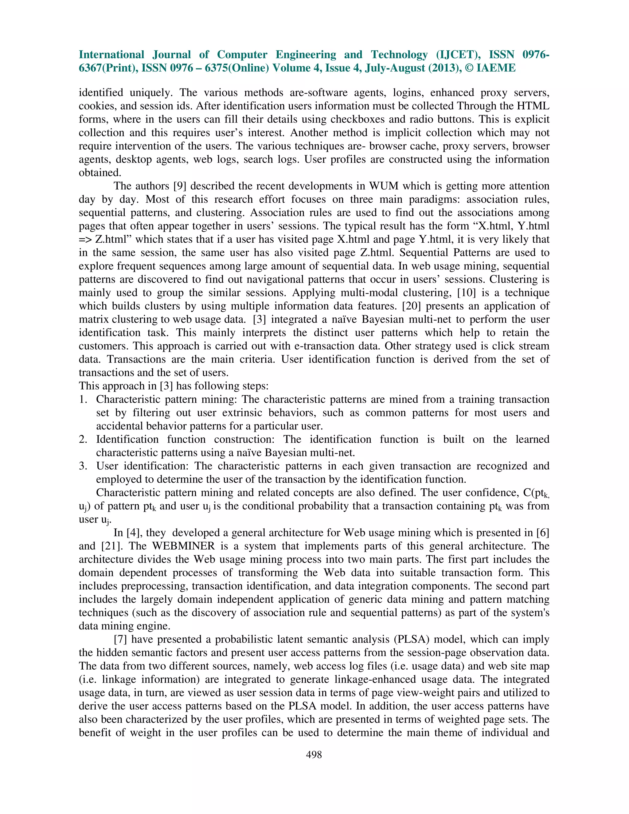 Research On Classification Algorithms And Its Impact On Web Mining Pdf