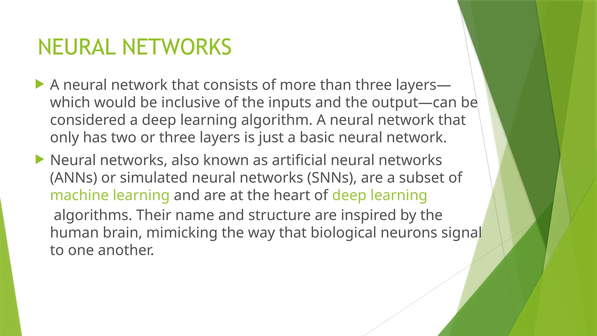 Deep learning Machine learning convolutional neural network | PPTX