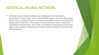 Deep learning Machine learning convolutional neural network | PPTX