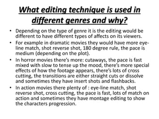 Research on editing on trailers 1 | PPTX