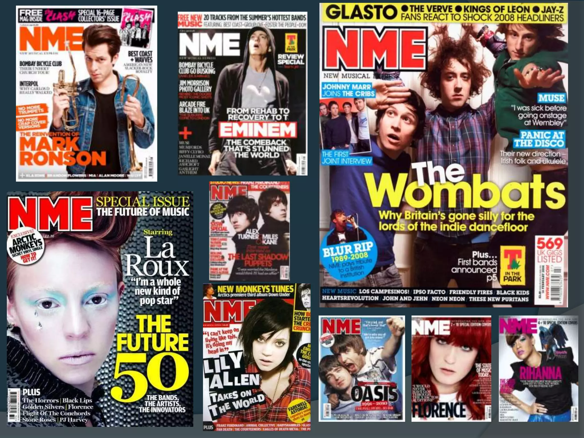Research on NME Music Magazines | PPTX | Technology & Computing