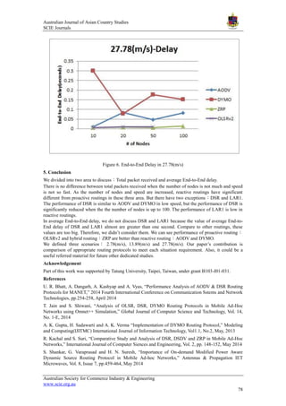 Research on performance of routing protocols in manet | PDF | Computer Networking | Computing