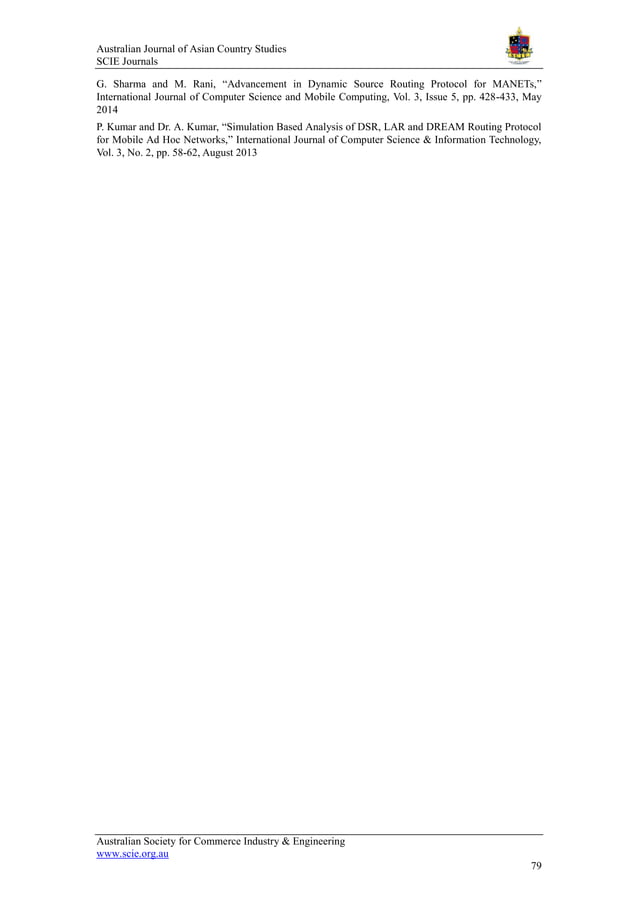 Research On Performance Of Routing Protocols In Manet Pdf