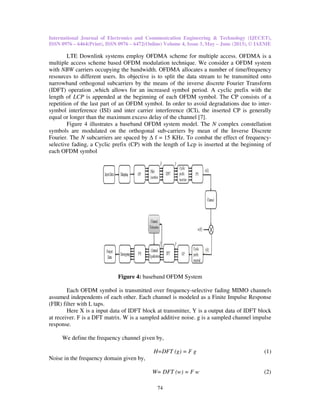 Research on pilot based channel estimation for lte downlink | PDF