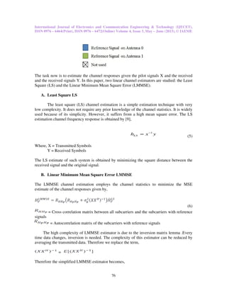 Research on pilot based channel estimation for lte downlink | PDF