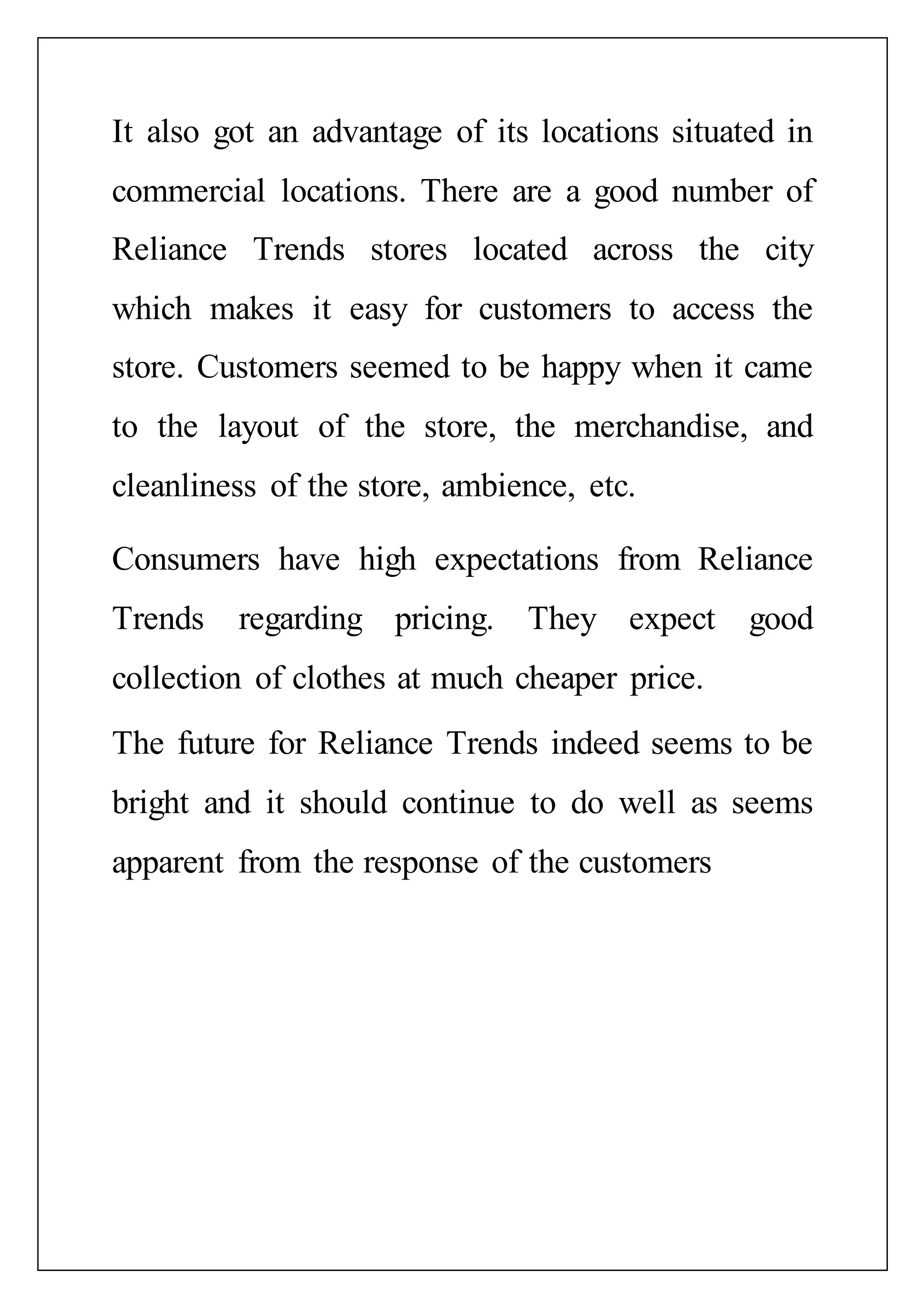 Research on reliance trends | DOCX