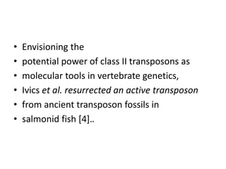 Research on sleeping beauty(sb) transposons | PPTX