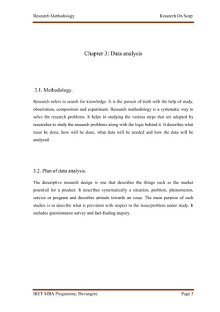 Research on soap | PDF