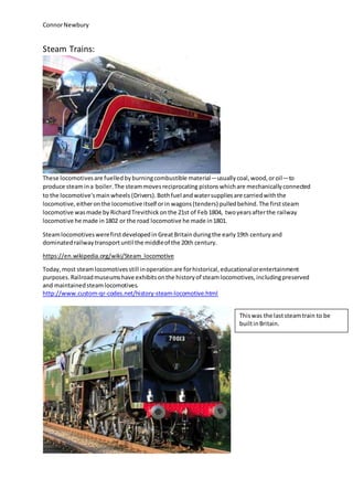 Research On Starlight Express | DOCX