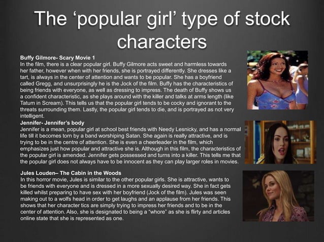 Research on stock characters(blog) | PPT
