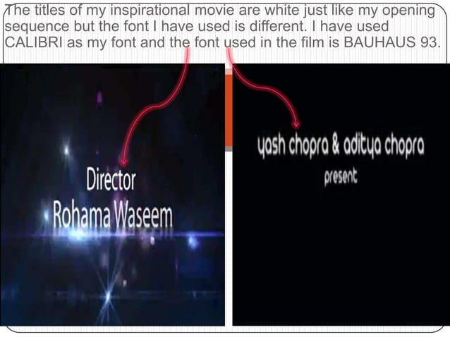 Research on titles and credits | PPTX