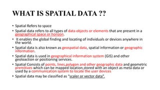 Research on vector spatial data storage scheme based | PPTX