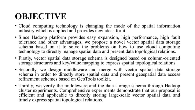 Research on vector spatial data storage scheme based | PPT