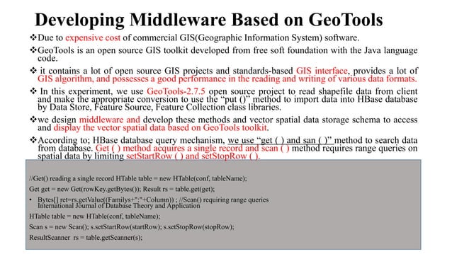 Research on vector spatial data storage scheme based | PPT