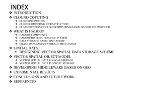 Research on vector spatial data storage scheme based | PPTX