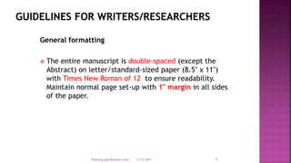 Research Orientation of DepEd Baguio Division Action Research Format | PPSX