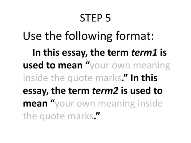 Research or Proposal Writing - DEFINITION OF TERMS | PPSX