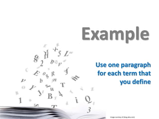 Research or Proposal Writing - DEFINITION OF TERMS | PPSX