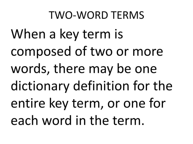 Research or Proposal Writing - DEFINITION OF TERMS | PPSX