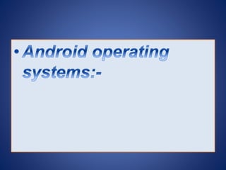Comparison between Android and windows operating system. | PPT