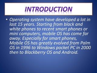 Comparison between Android and windows operating system. | PPT