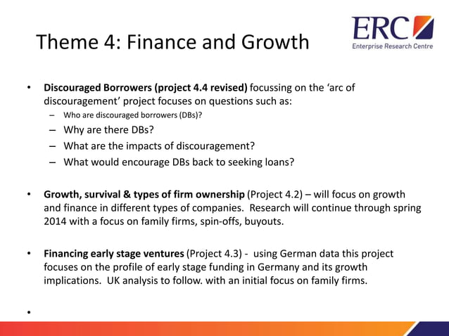 ERC Research Overview (Jan 14) | PPT