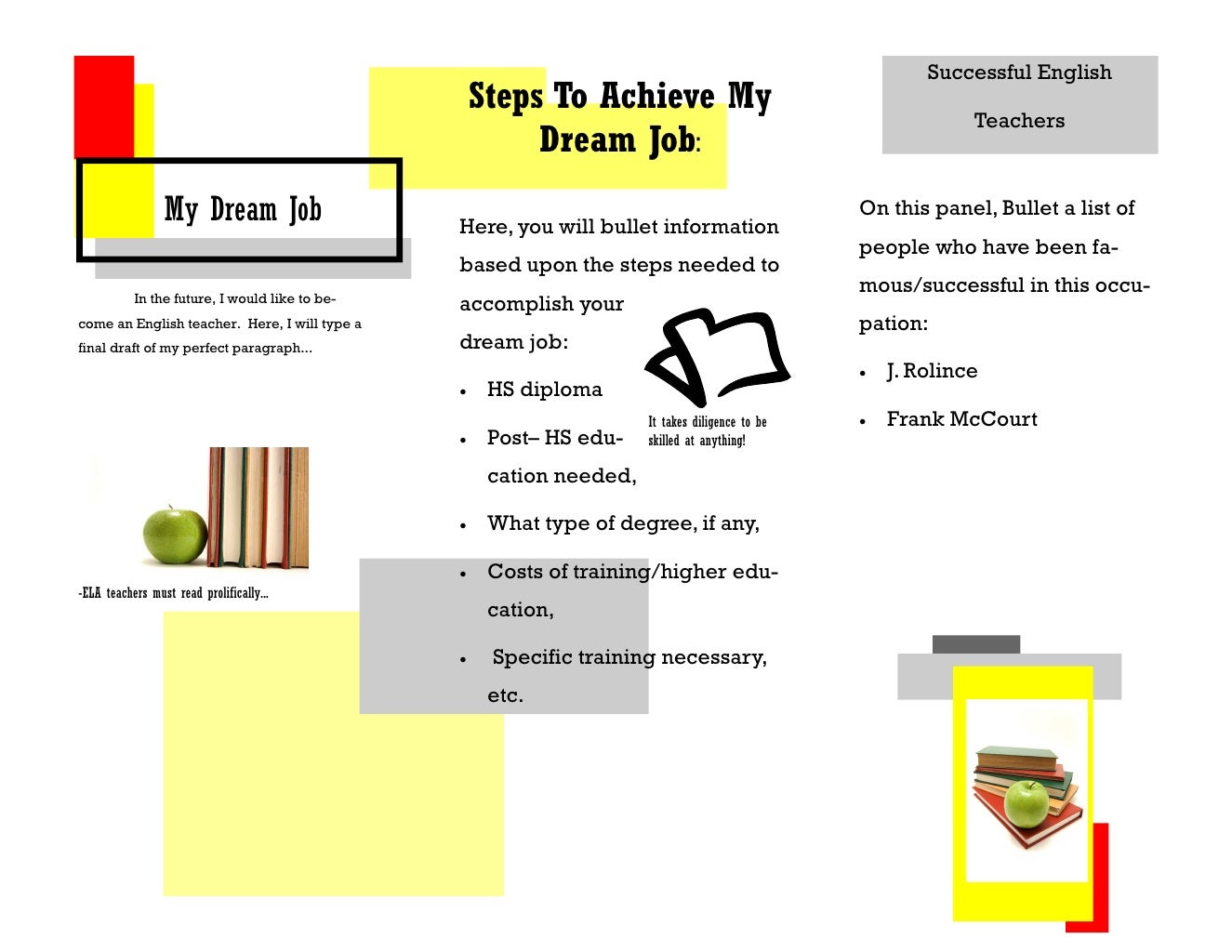 Research pamphlet career