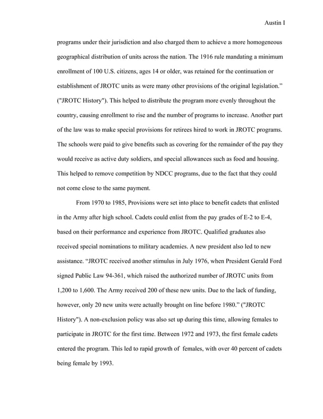 Austin Mathis- Research Paper | PDF