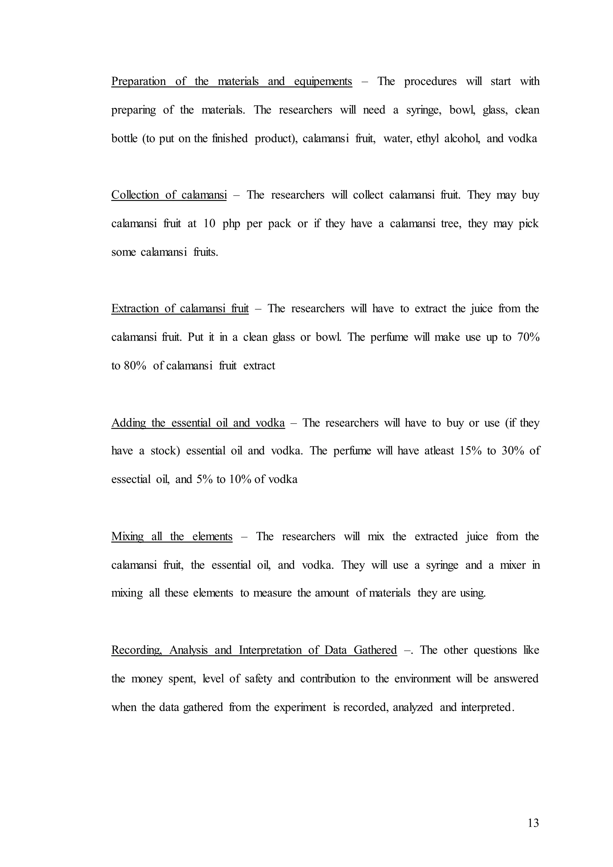 Research paper - Calamansi (Citrofortunella Microcarpa) Fruit Extract ...