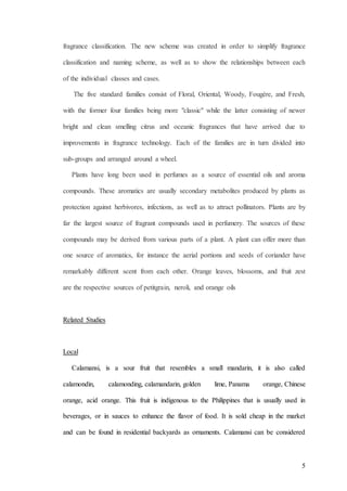Research paper - Calamansi (Citrofortunella Microcarpa) Fruit Extract ...