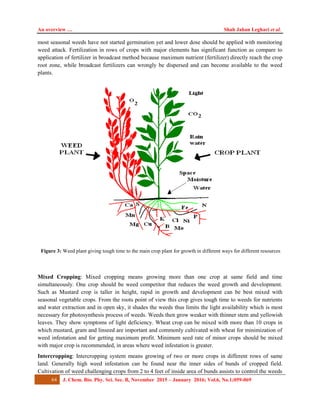 An overview on various weed control practices affecting crop yield | PDF