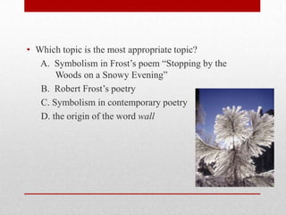 Research paper choosing a topic2 | PPT