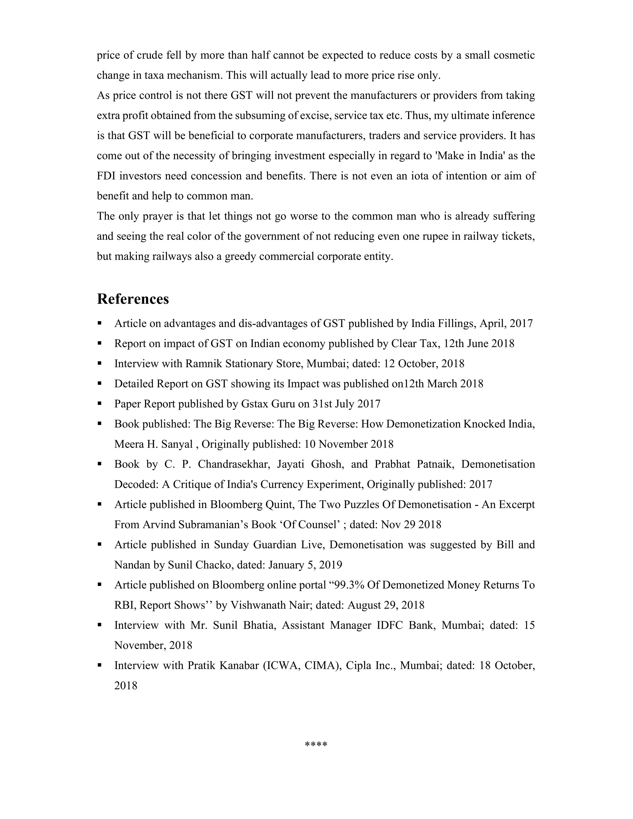 Research Paper- Demonetization | PDF