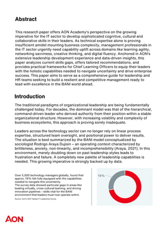 Insights from IT Leadership- Study by Aon | PDF