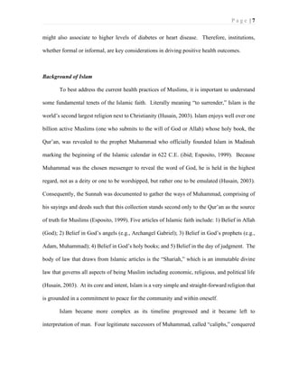 Model of Health: Are Islamic Approaches to Healthcare Viable for the ...