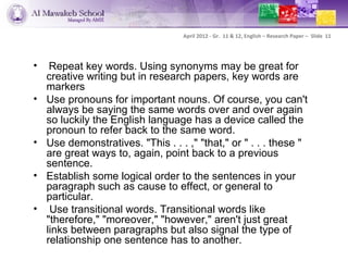 Research paper 1 | PPT