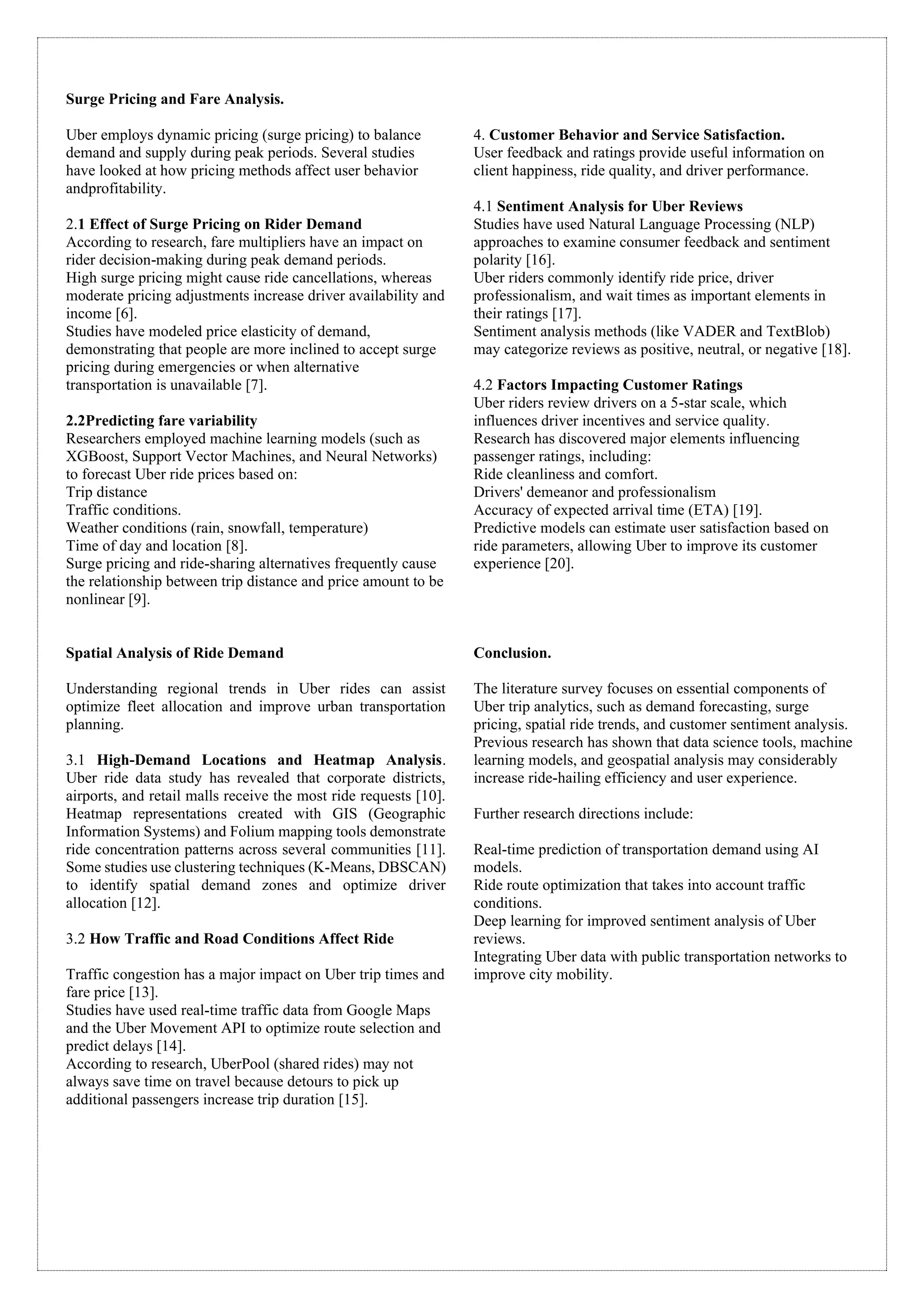 Uber rides data analysis using python under goggle co lab | PDF