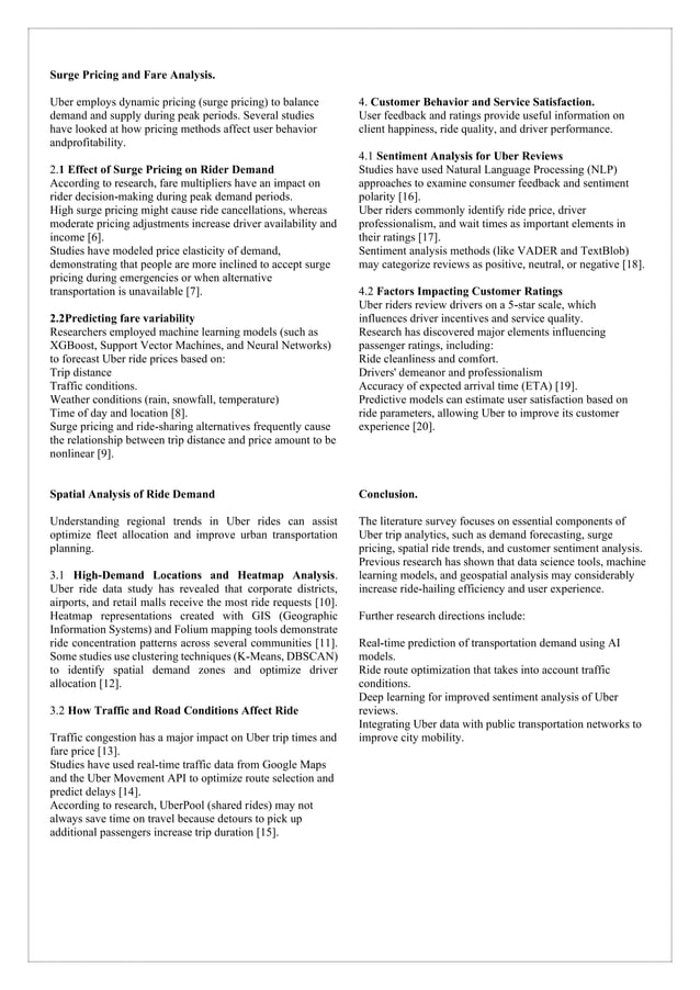 Uber rides data analysis using python under goggle co lab | PDF