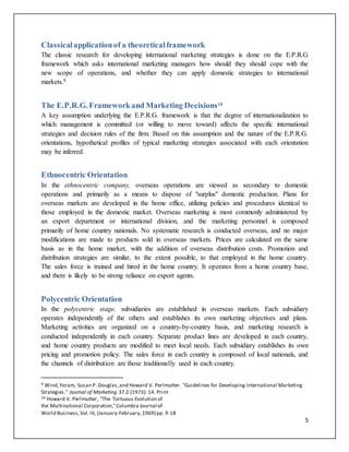 International Marketing Strategies - Research Paper | DOCX