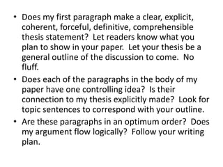 Research paper checklist | PPT