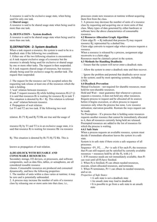 Deadlock System Model Resource Types Deadlock Problem Deadlock